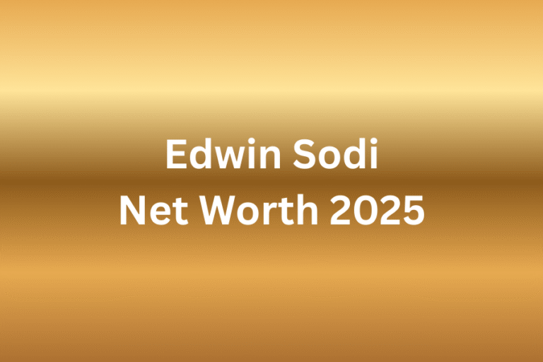 Edwin Sodi Net Worth 2025: A Comprehensive Financial Analysis - The ...