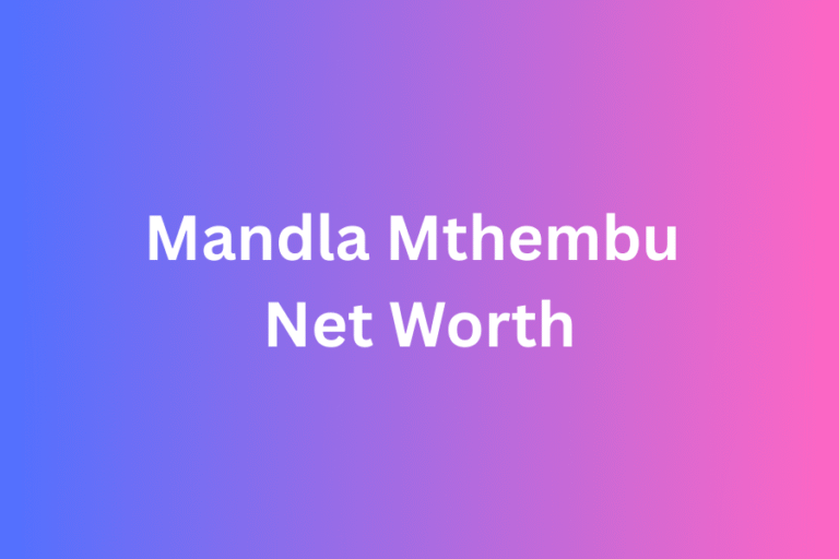 Mandla Mthembu Net Worth 2025: A Comprehensive Analysis - The Southern ...
