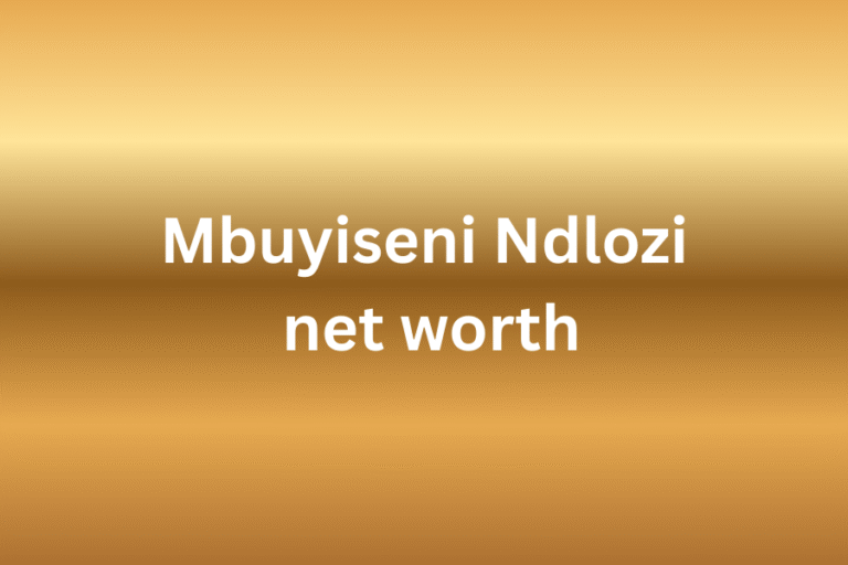 Mbuyiseni Ndlozi net worth 2025: A Comprehensive Celebrity Profile ...